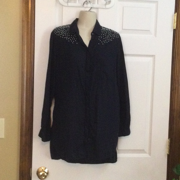Zara | Tops | Zara Button Down Blouse | Poshmark